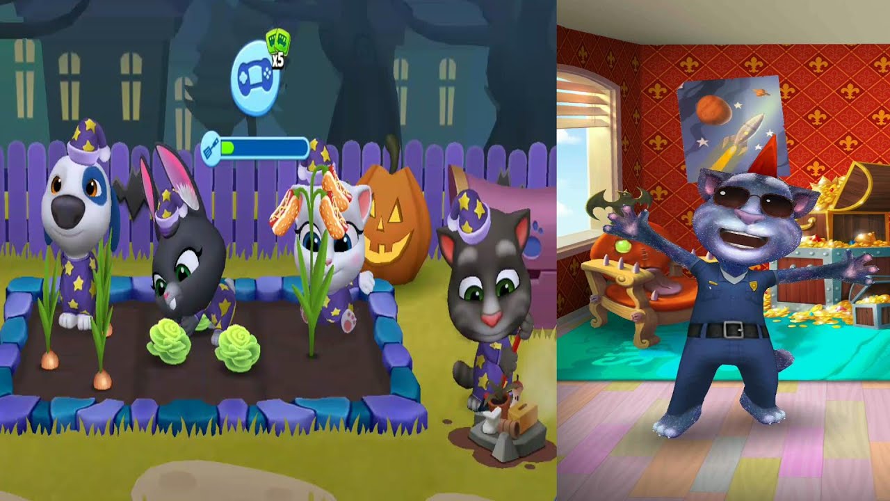 My Talking Tom VS My Tom Friends Gameplay Part 17 - YouTube