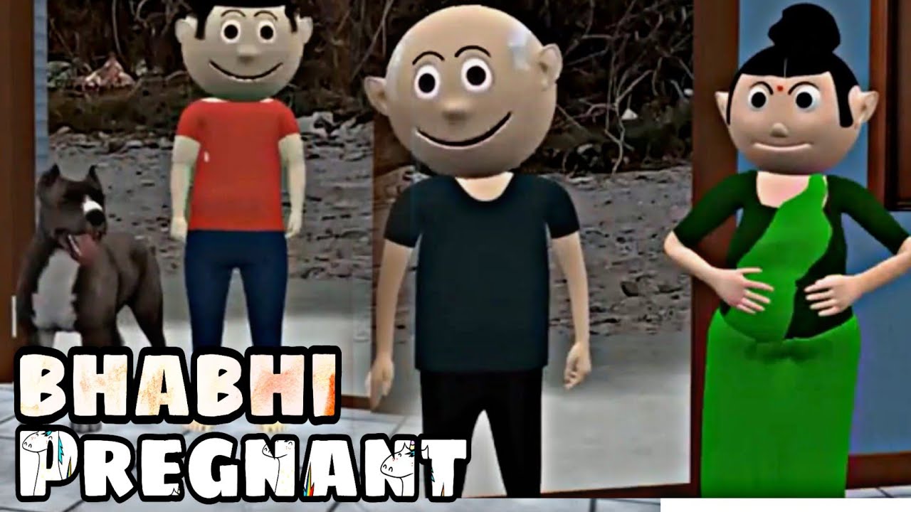 Pregnant Bhabhi Cartoon Funny video 😄🤣#cartoon #funny # - YouTube