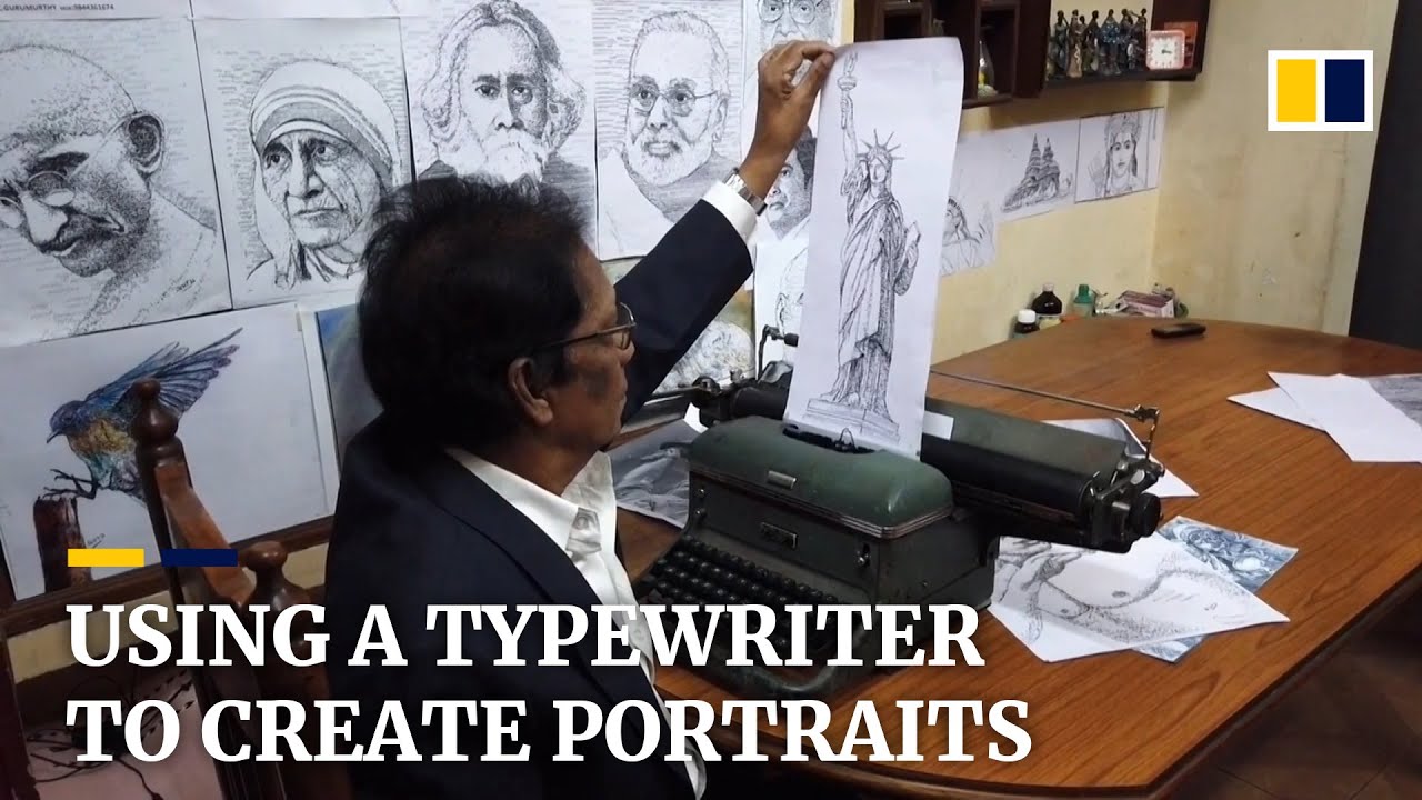 Indian artist sets sight on breaking world record with his typewriter ...