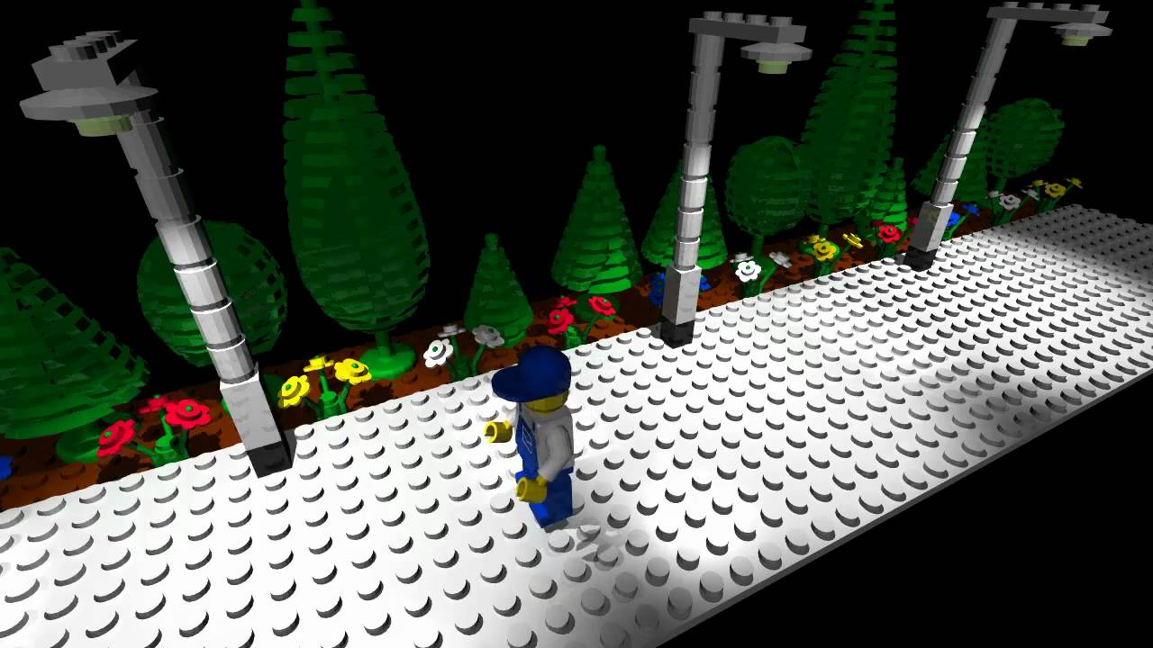 LD4DStudio "streetLights" sample rendering - YouTube