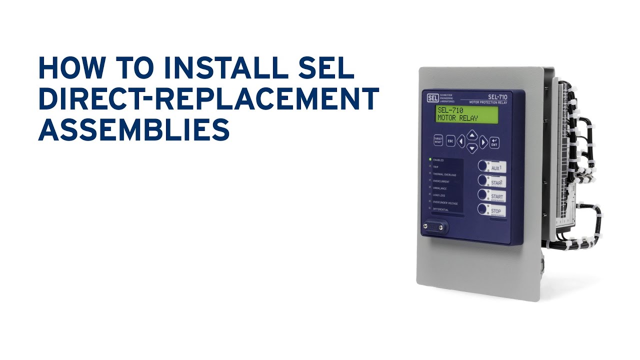 How to Install SEL Direct-Replacement Assemblies - YouTube