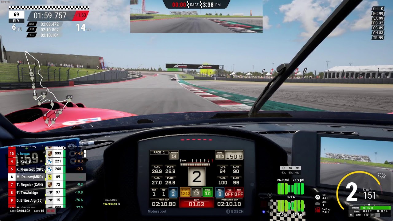 Acc Ferrari Cota Sprint race - YouTube