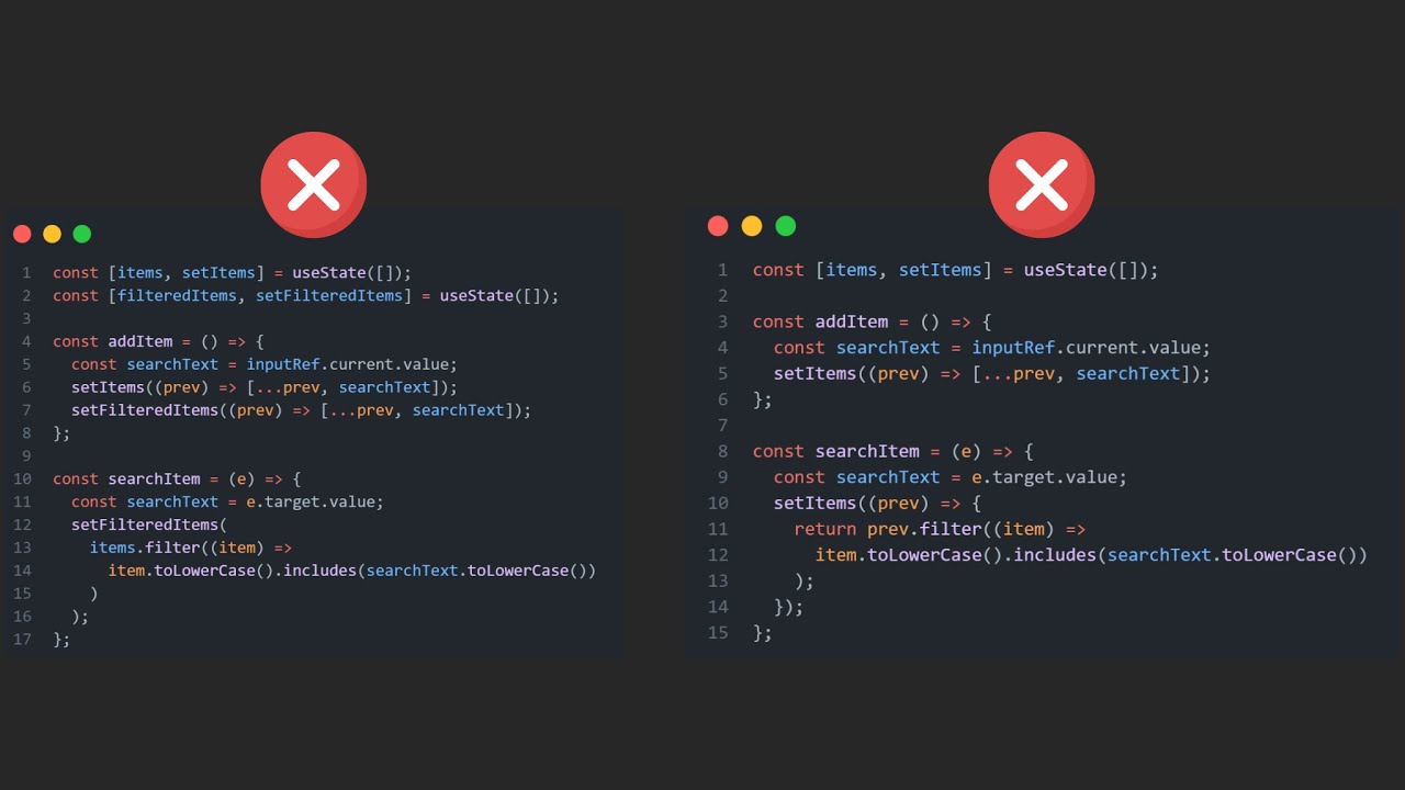 React教學 初學者常犯的錯誤 Usestate Youtube