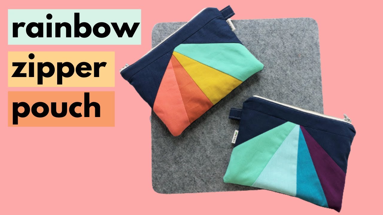 Impress your friends with this cute rainbow pouch! - YouTube