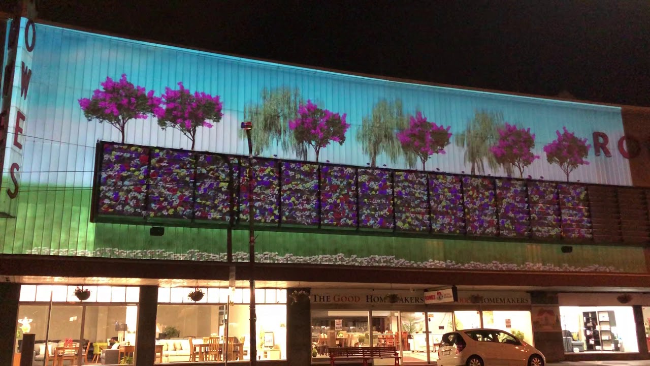 Rowes Carnival of Flowers Light Show 2018 Streetview - YouTube