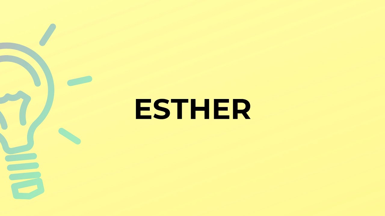 What is the meaning of the word ESTHER? - YouTube