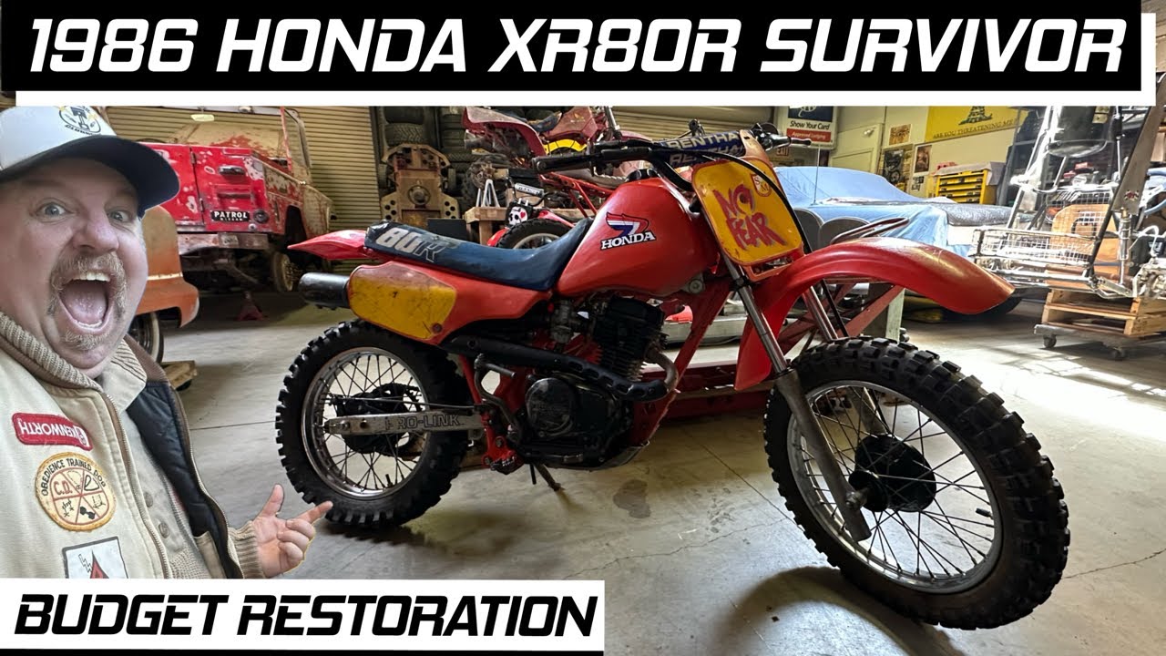 1986 HONDA XR80R Budget Restoration & Test Rip - Episode #103 - YouTube