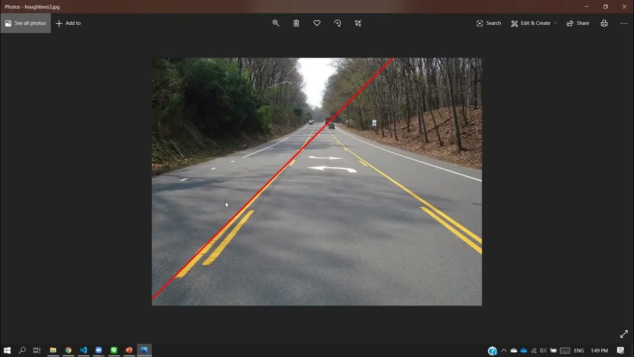 Basic Lane Detection using Python OpenCV - YouTube