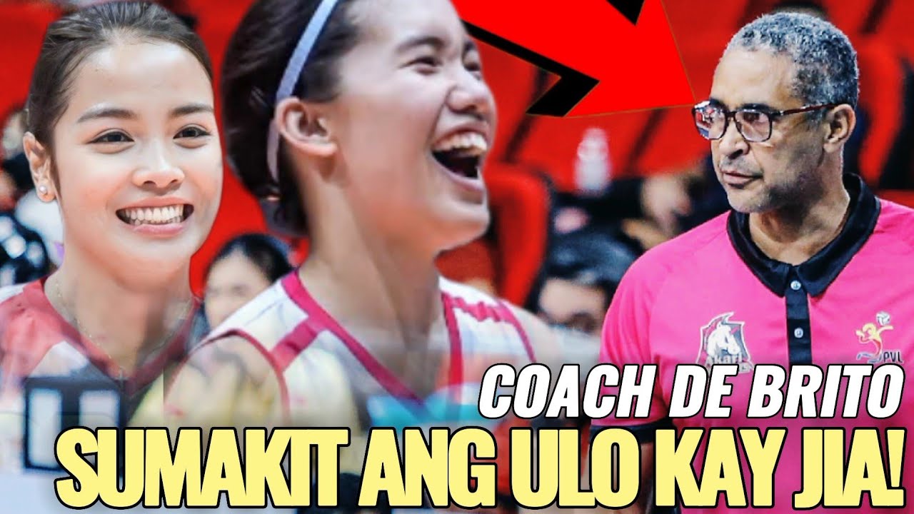 Coach De Brito SUMAKIT ang Ulo sa IQ ni Jia! CCS vs Akari PVL AFC 2023 ...