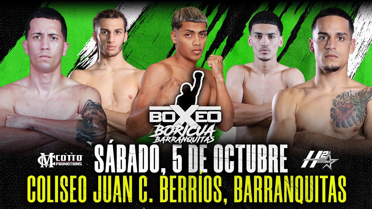 Boxeo Boricua en Barranquitas - 5 de Octubre de 2024 - YouTube