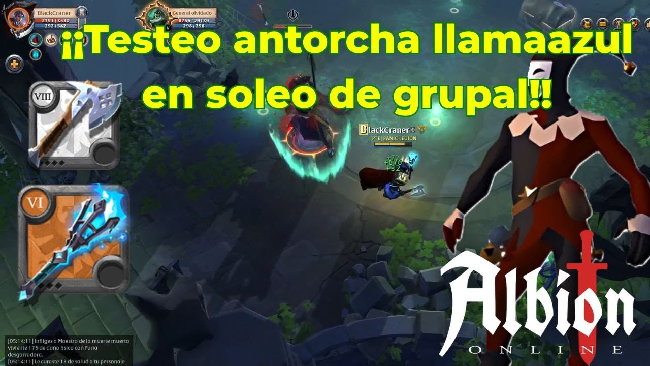 💥 ¡NO CREERÁS lo que hace la ANTORCHA LLAMA AZUL en una mazmorra grupal ...