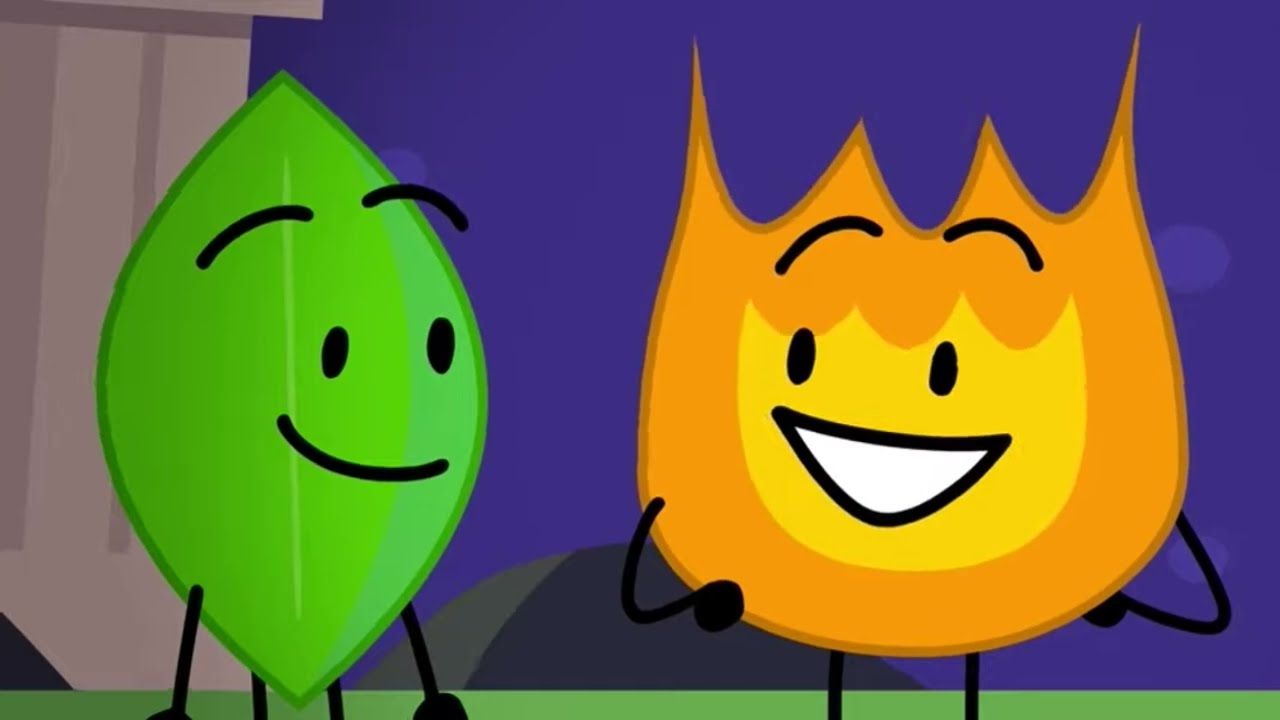 Everyone’s reactions to Firey and Leafy hugging - YouTube