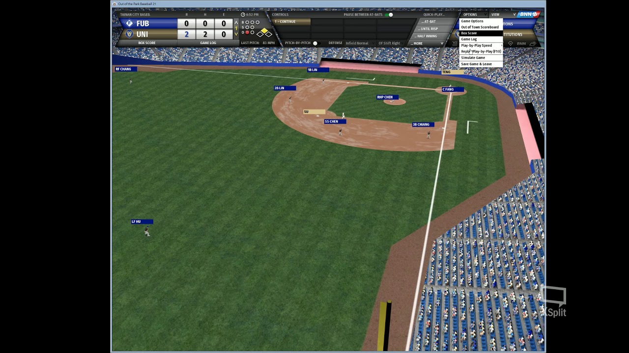 OOTP21 3D VIEW改動 - YouTube