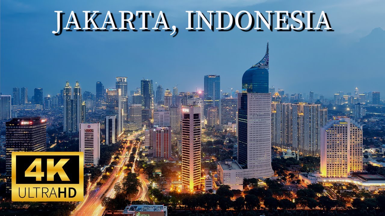 Jakarta, Indonesia 🇮🇩 in 4K ULTRA HD video by drone - YouTube