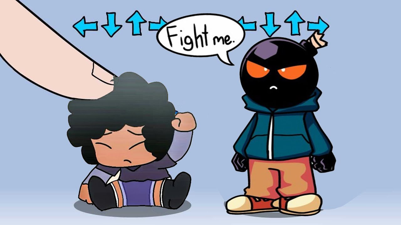 Anime chibi fnf vs Finger || Friday Night Funkin' Animation || Whitty x ...