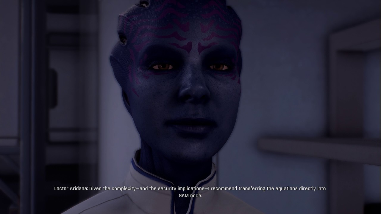 Mass Effect: Andromeda - The Firefighters: Ryder Meets Dr. Aridana (SAM ...