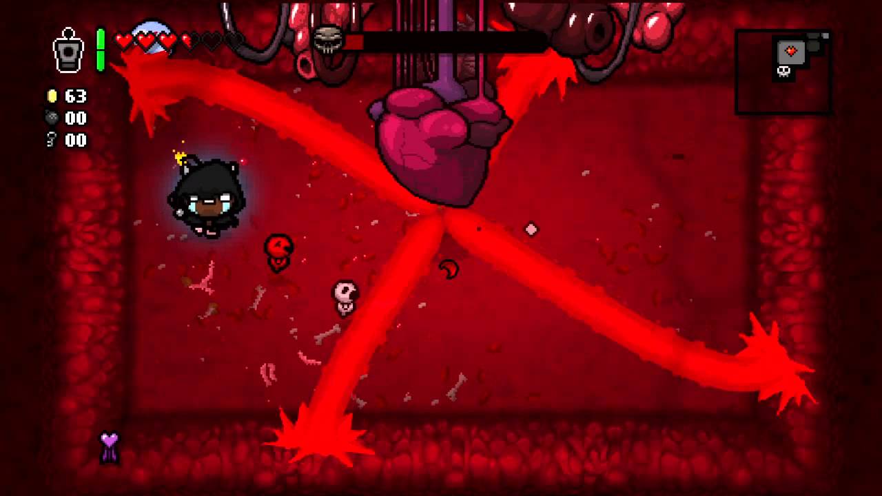The Binding of Isaac: Rebirth final boss heart ez win! - YouTube