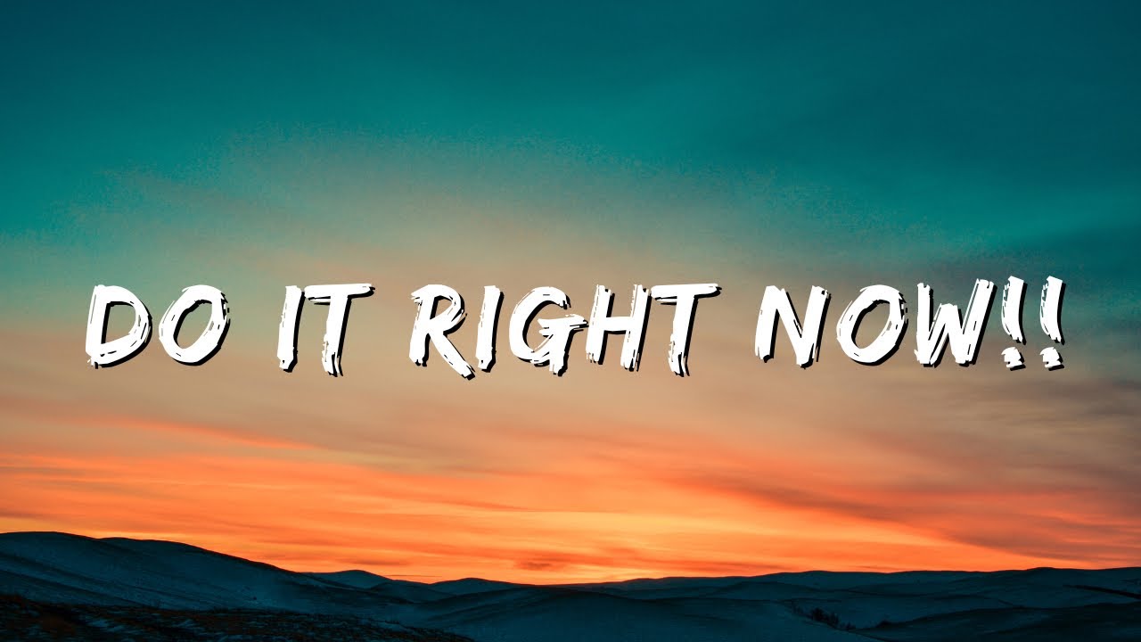 Time is not going to wait for you. Do it now!! - YouTube