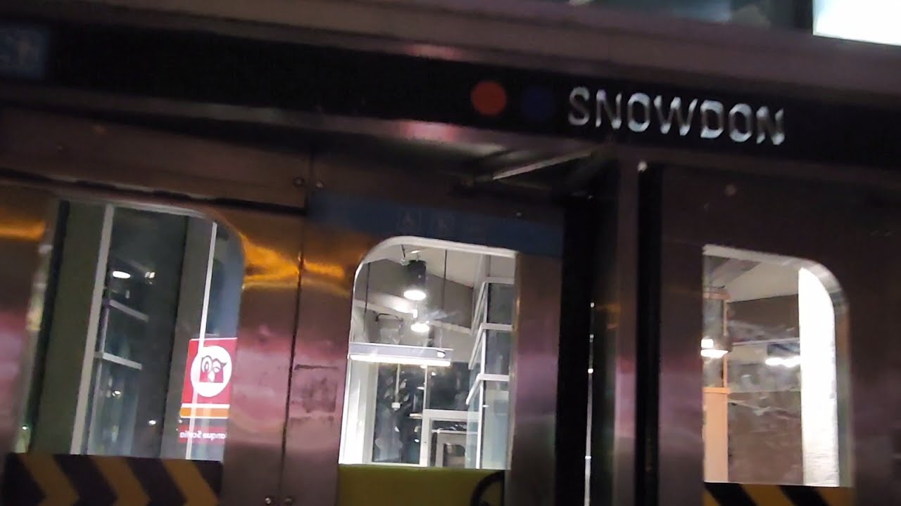 Montréal Métro: sped-up ride from Snowdon metro station to Charlevoix ...