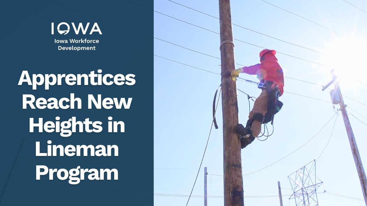 Apprentices Reach New Heights in Lineman Program - YouTube
