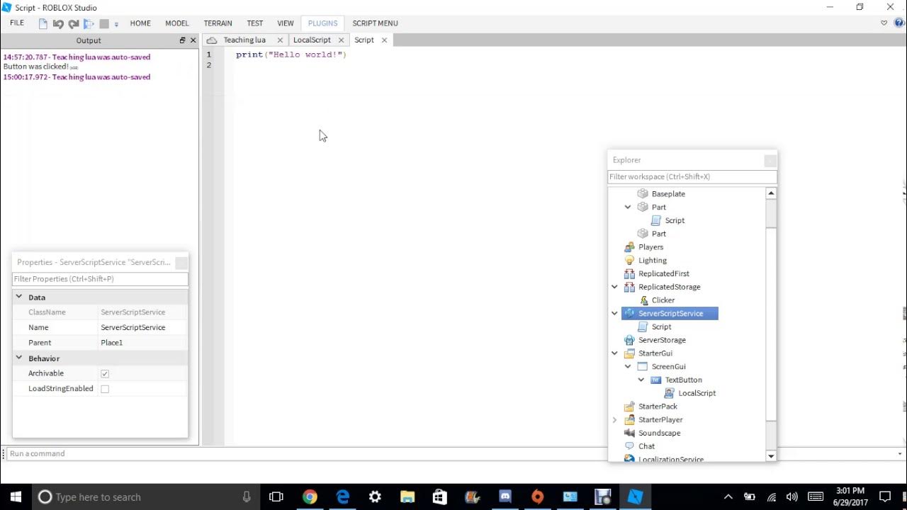 Roblox Scripting Tutorial - Filtering Enabled (FE) - YouTube