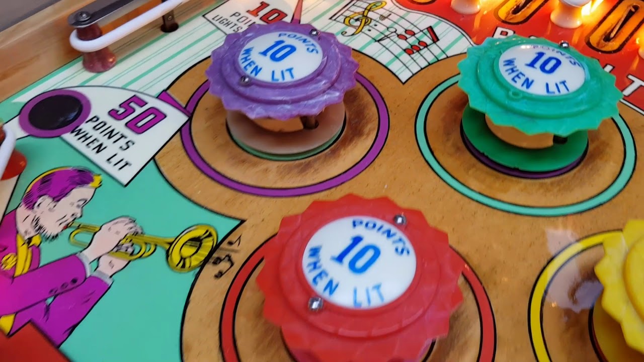 Gottlieb Swing along pinball restoration - YouTube