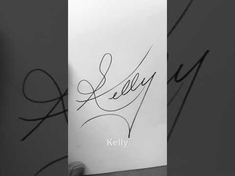 Make your fabulous signature(Kelly) #signature #autograph #automan #오토맨 ...