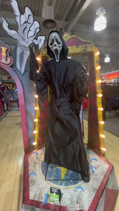 In Store New 2024 Spirit Halloween Ghostface Animatronic Demo $280 #halloween # ...
