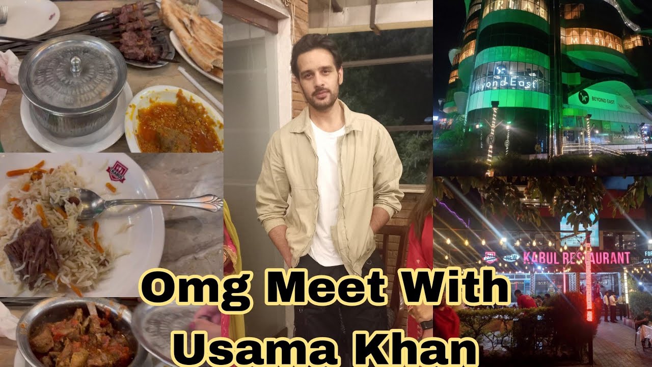 Omg Meet with Usama Khan | Special Dinner | mimiroutine - YouTube
