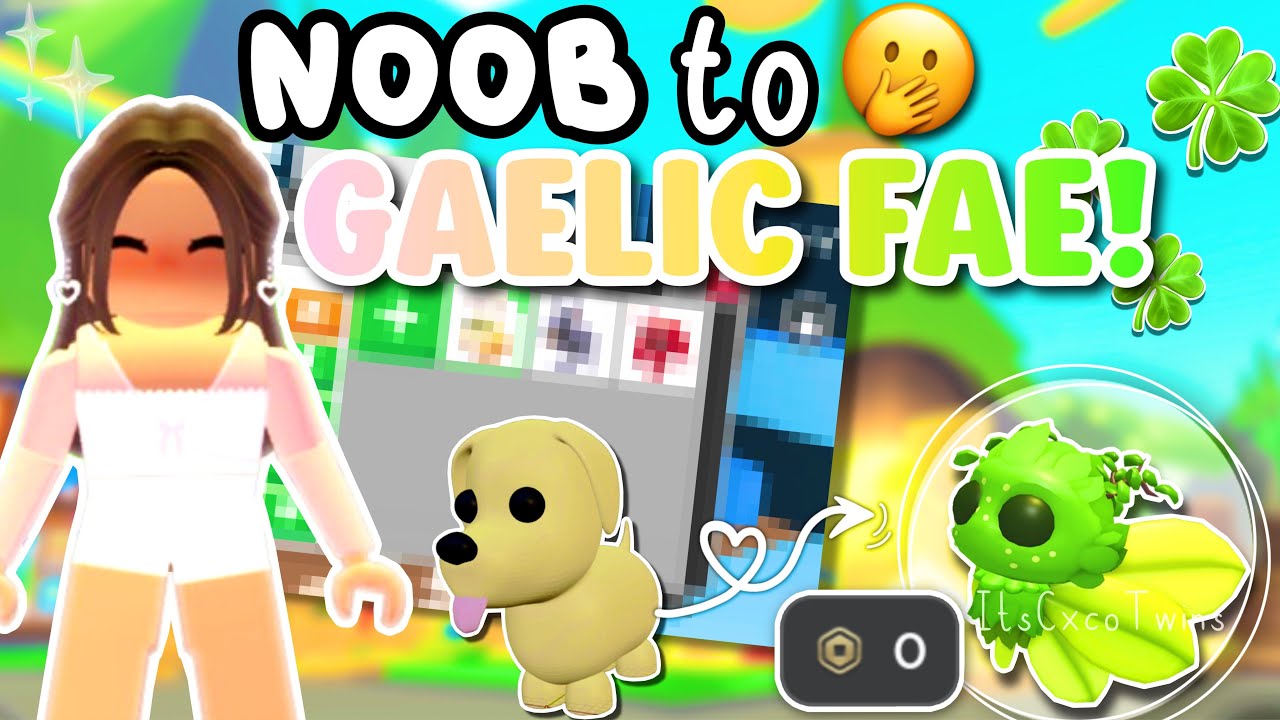 Trading From COMMON To GAELIC FAE In Adopt Me! *Successful* - YouTube