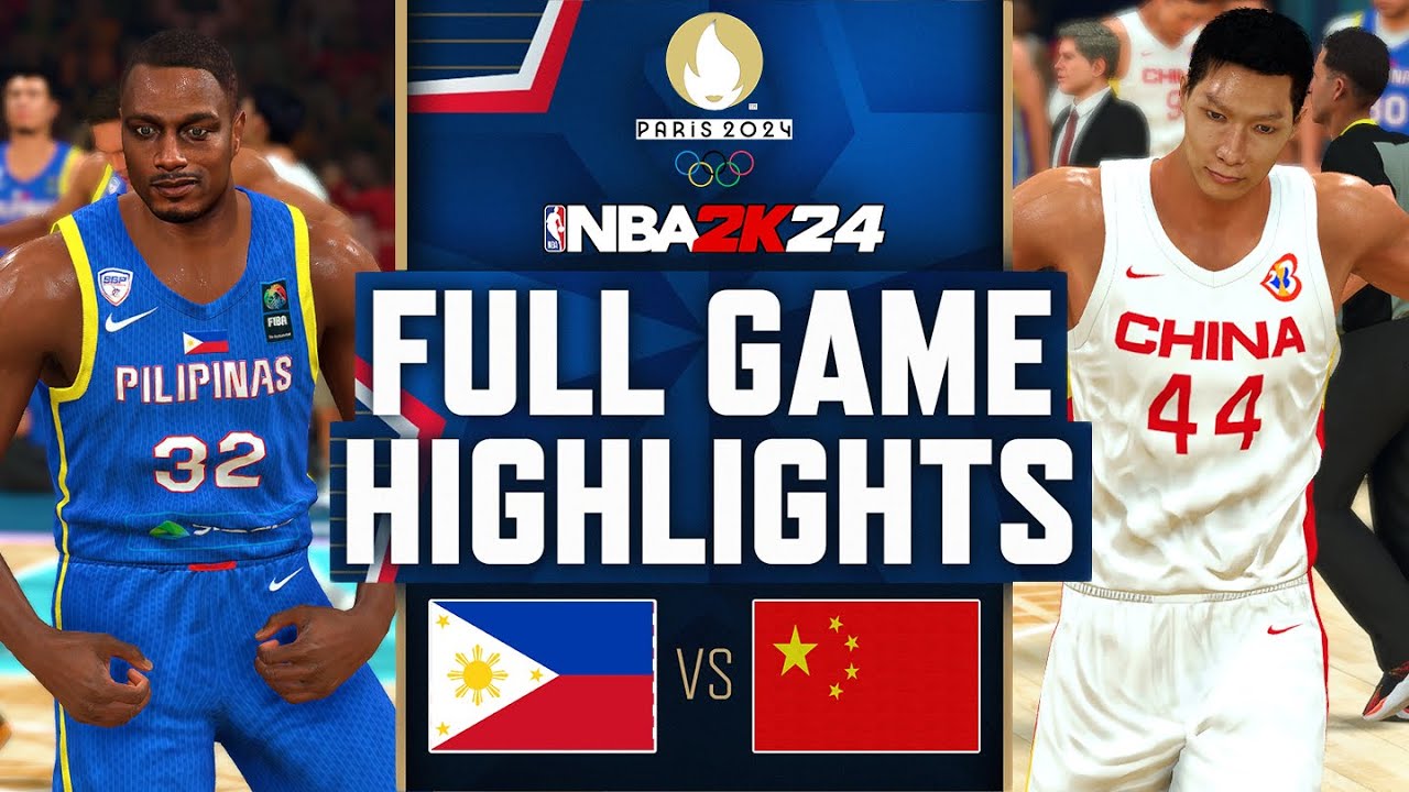 PHILIPPINES vs CHINA | PARIS OLYMPICS | MEN'S BASKETBALL | GAME ...