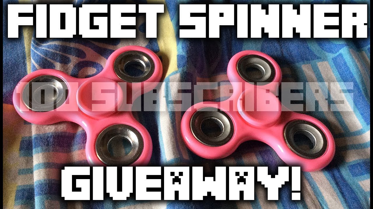 FIDGET SPINNER GIVEAWAY! | THANK YOU FOR 100 SUBSCRIBERS! - YouTube