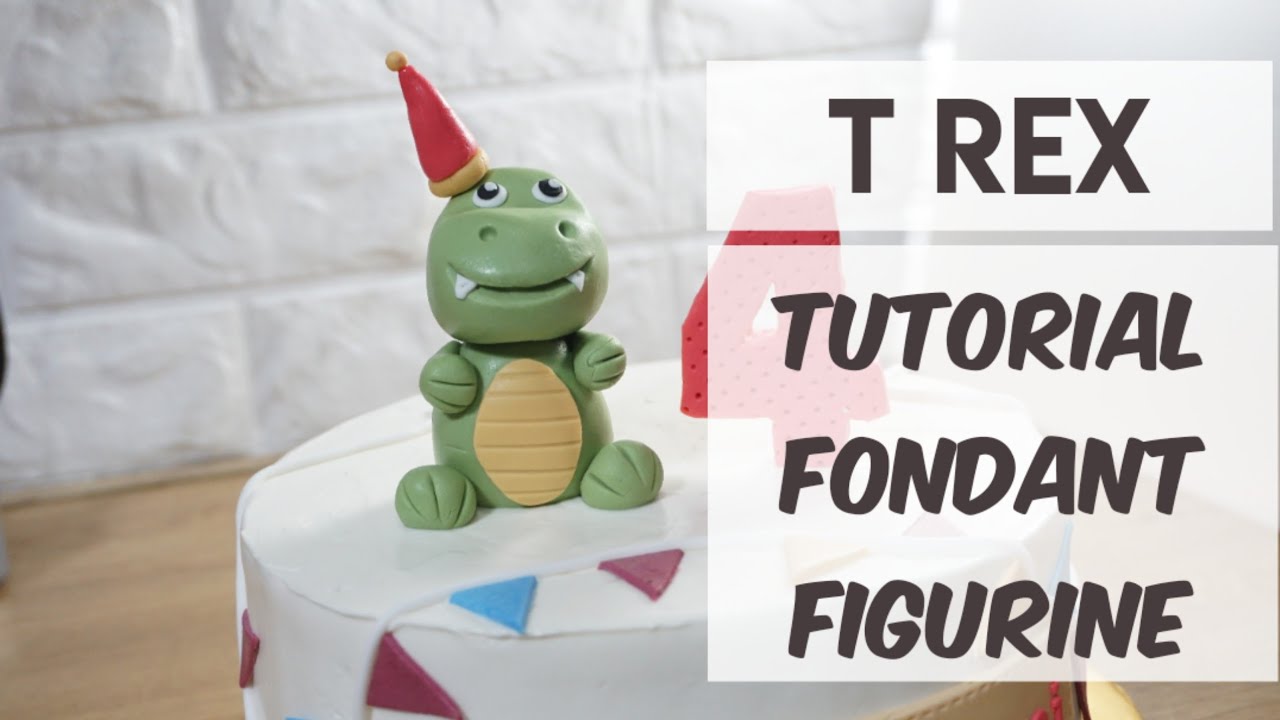 Tutorial Fondant Figurine : T Rex - YouTube