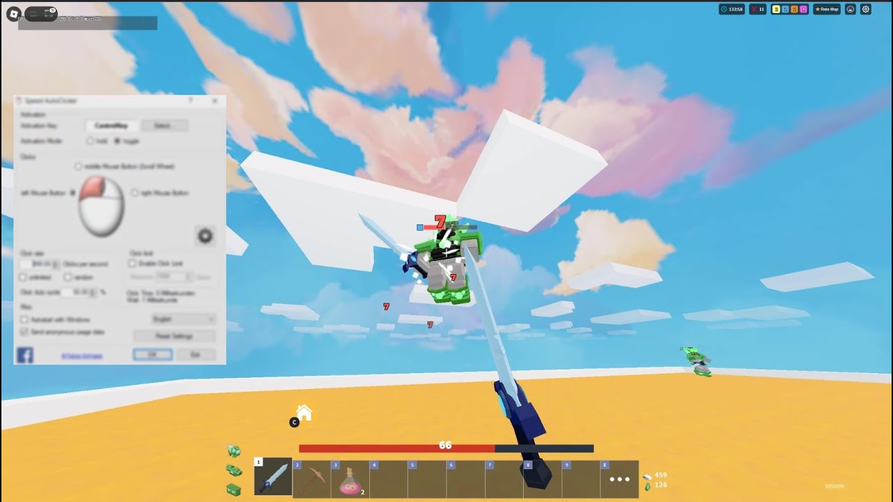 36 HIT MS (ROBLOX BEDWARS) - YouTube