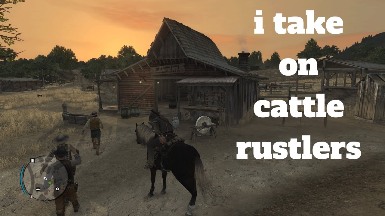 I Take on Cattle Rustlers!!Red Dead Redemption 2023| Game Play Part 2 ...
