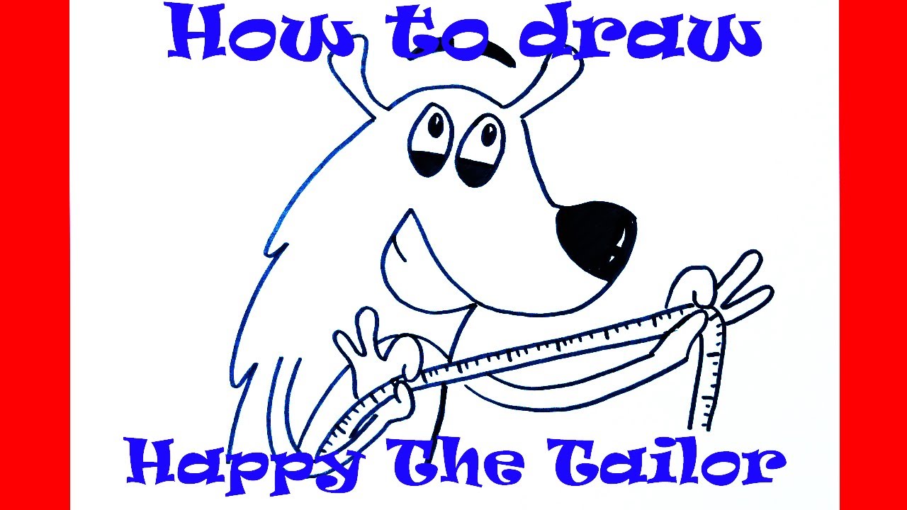 Happy lucky cartoon | pyar mohabbat happy lucky | how to draw happy ka ...