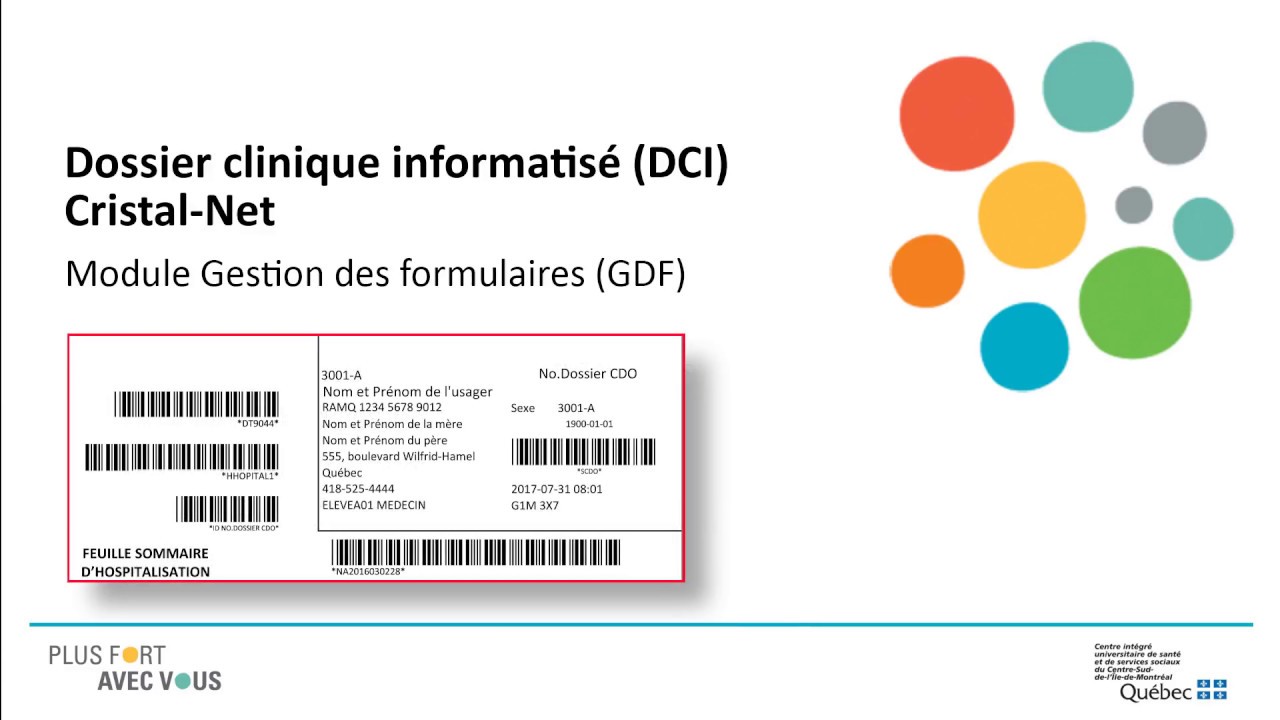 Module Gestion des formulaires (GDF) - YouTube
