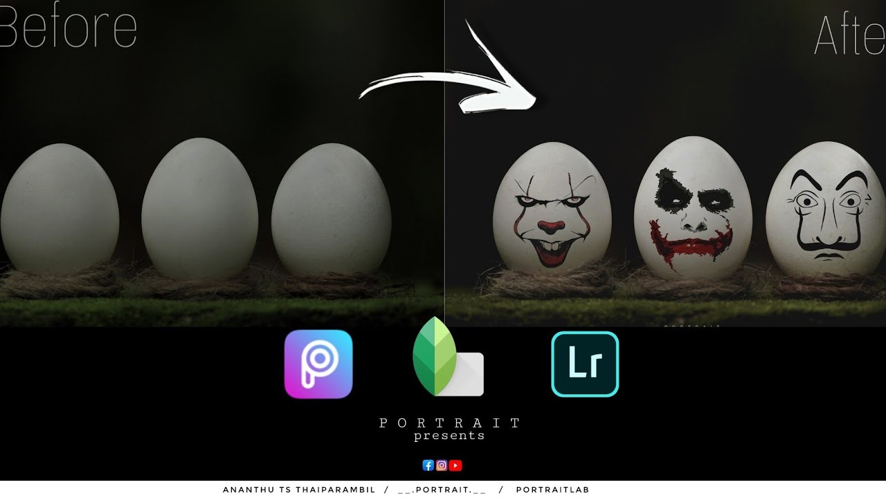 Picsart + Lightroom + Snapseed . [PORTRAIT LAB ] - YouTube