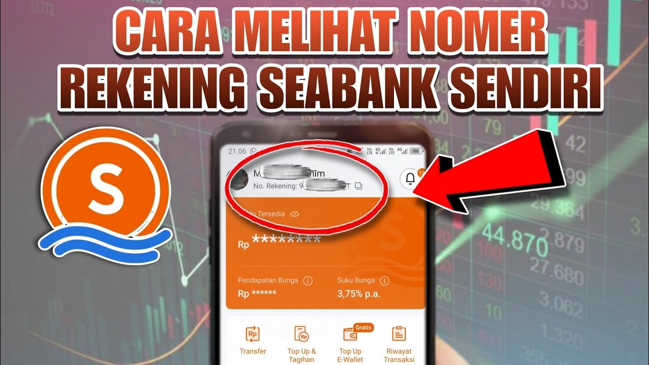 Cara Melihat No Rekening SeaBank - YouTube