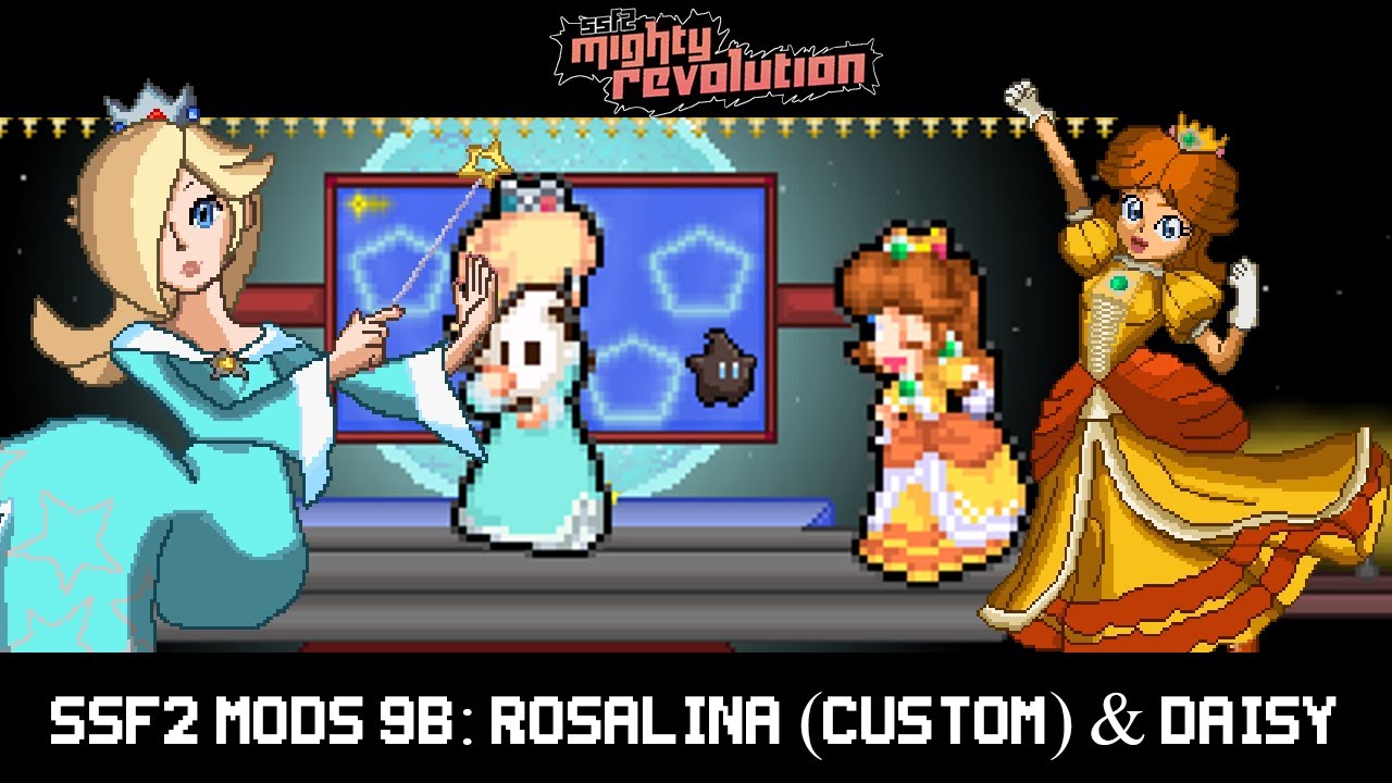 | SSF2 Mods 9b: Rosalina (Custom moveset) & Daisy | Matix 64 | Mighty ...
