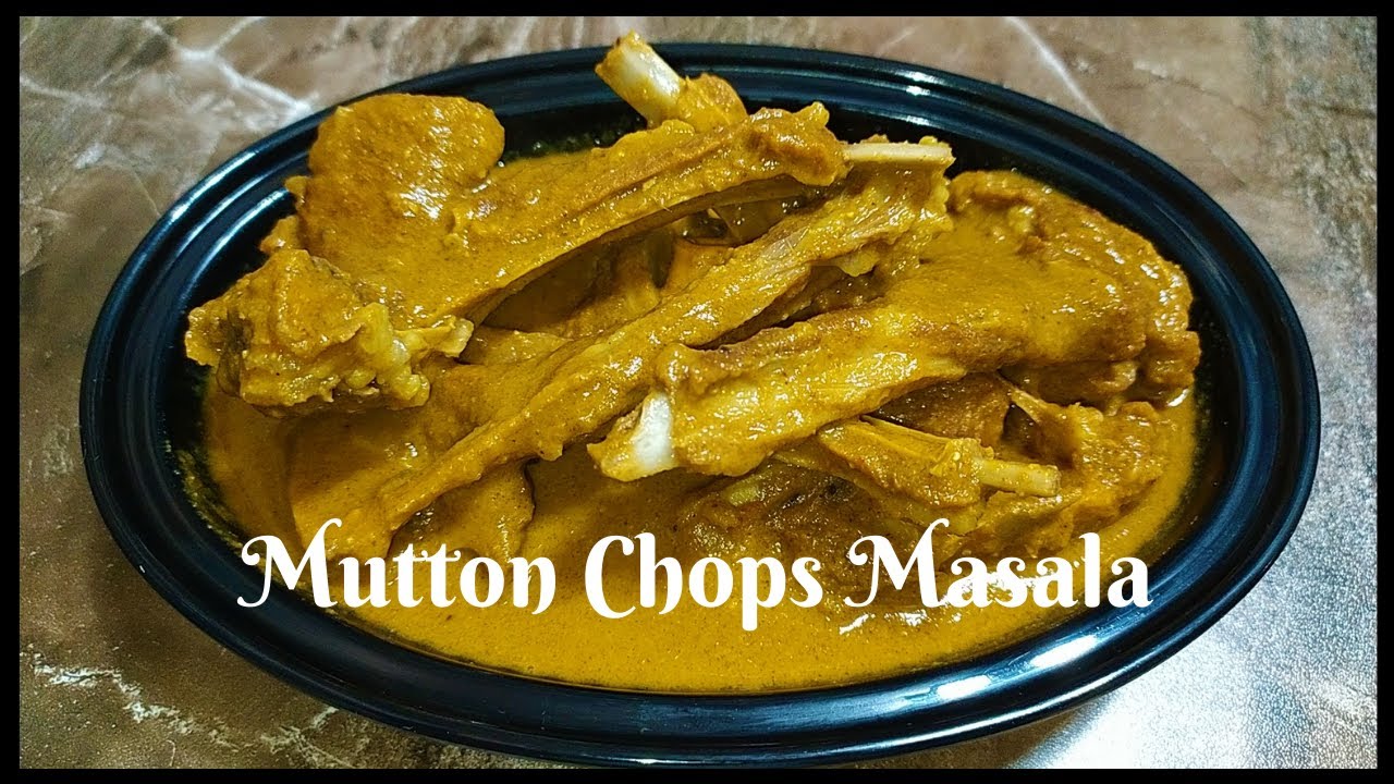 Mutton chops masala recipe in Tamil | Mutton masala recipe - YouTube