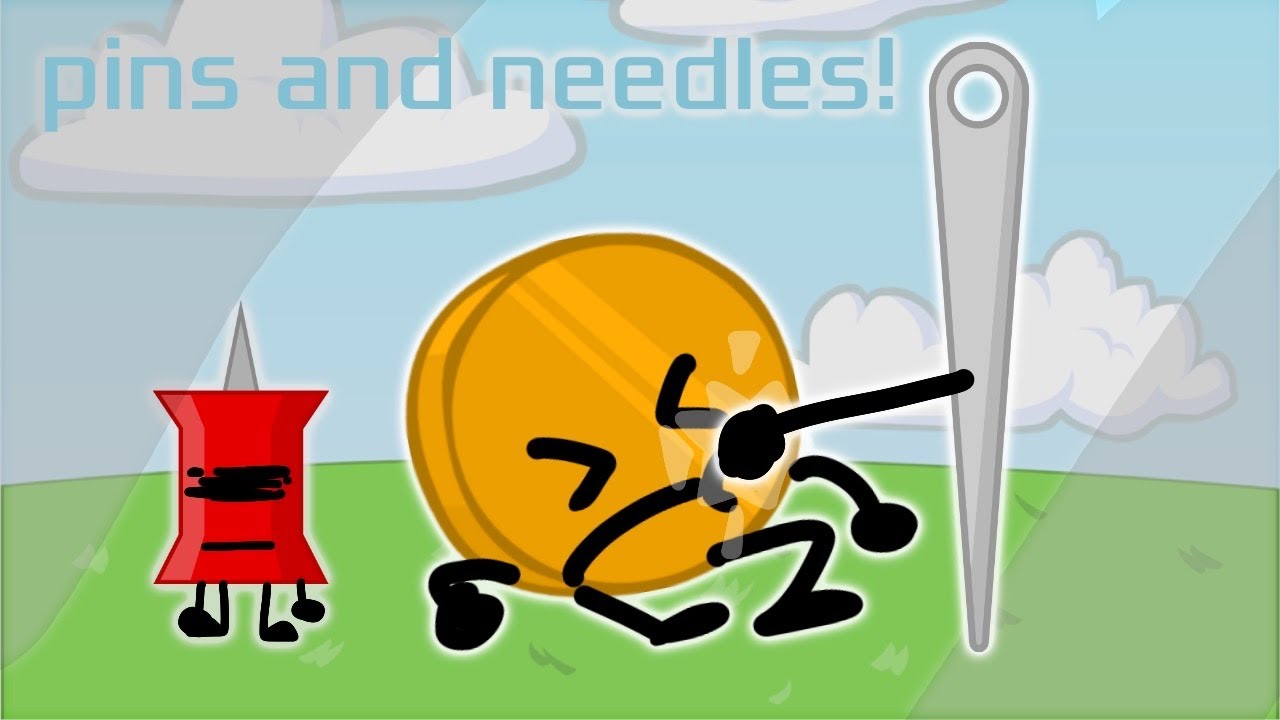 pins and needles ! (bfdi animation) - YouTube
