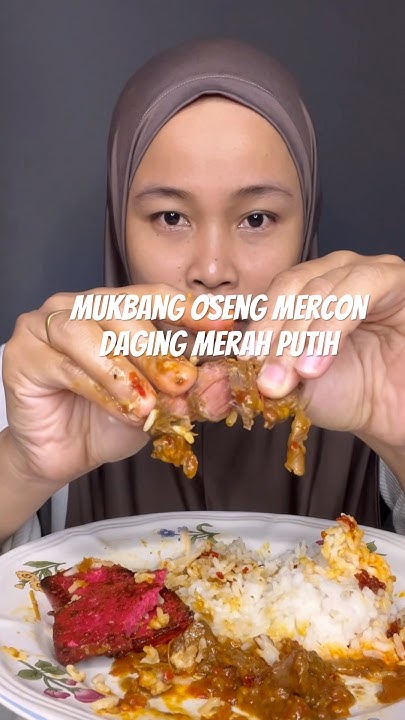 Mukbang oseng mercon daging sapi #mukbang - YouTube