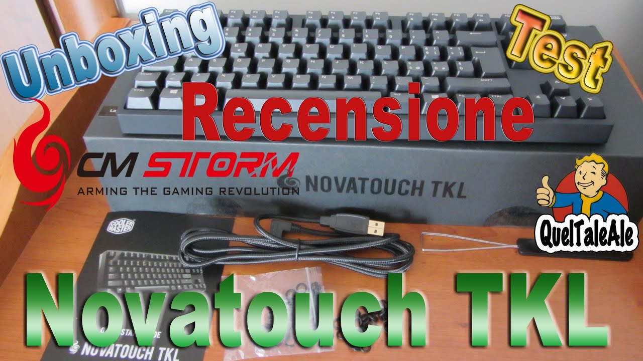 CM Storm NovaTouch TKL - Unboxing Test e Recensione - Una tastiera ...