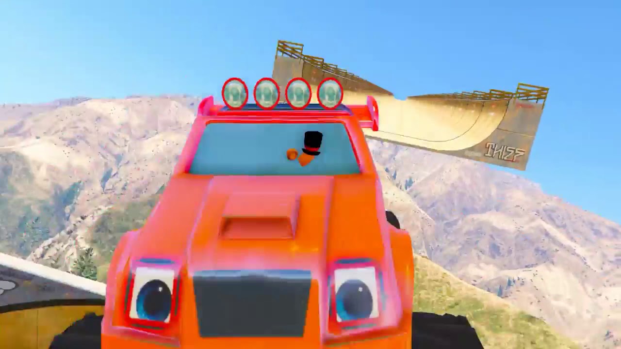 Disney cars 3 and Superheroes Robocar Hot Wheels Blaze and the Monster ...