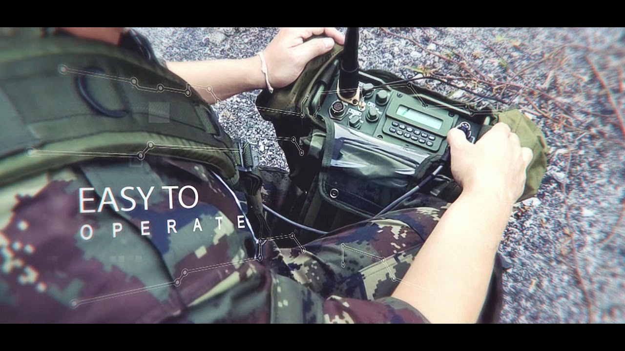 TAC/PRC-222-1 Low band manpack radio from TACTECH - YouTube