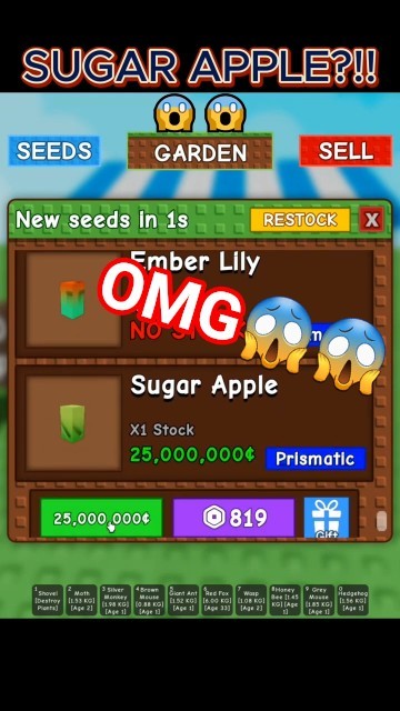 EASY SUGAR APPLE IN GROW A GARDEN. #growagarden #roblox #robloxedit # ...