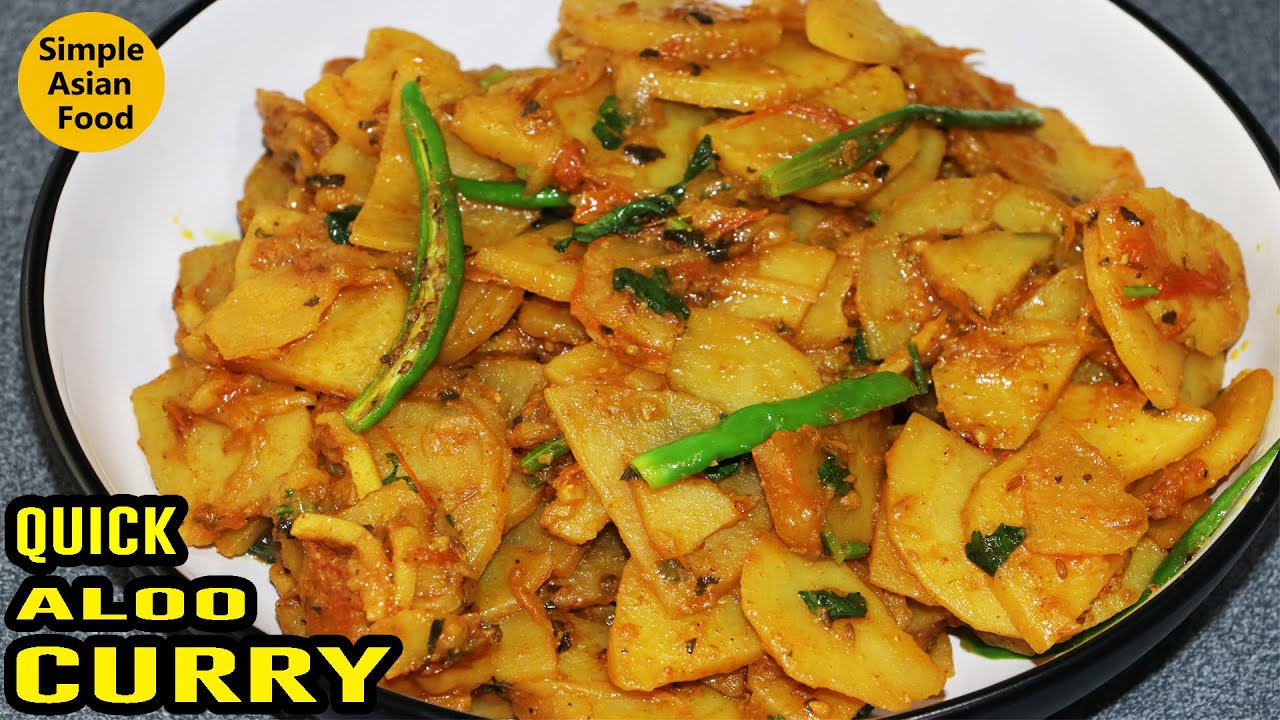 QUICK AND EASY ALOO RECIPE | QUICK ALOO CURRY | ALOO SABZI RECIPE - YouTube