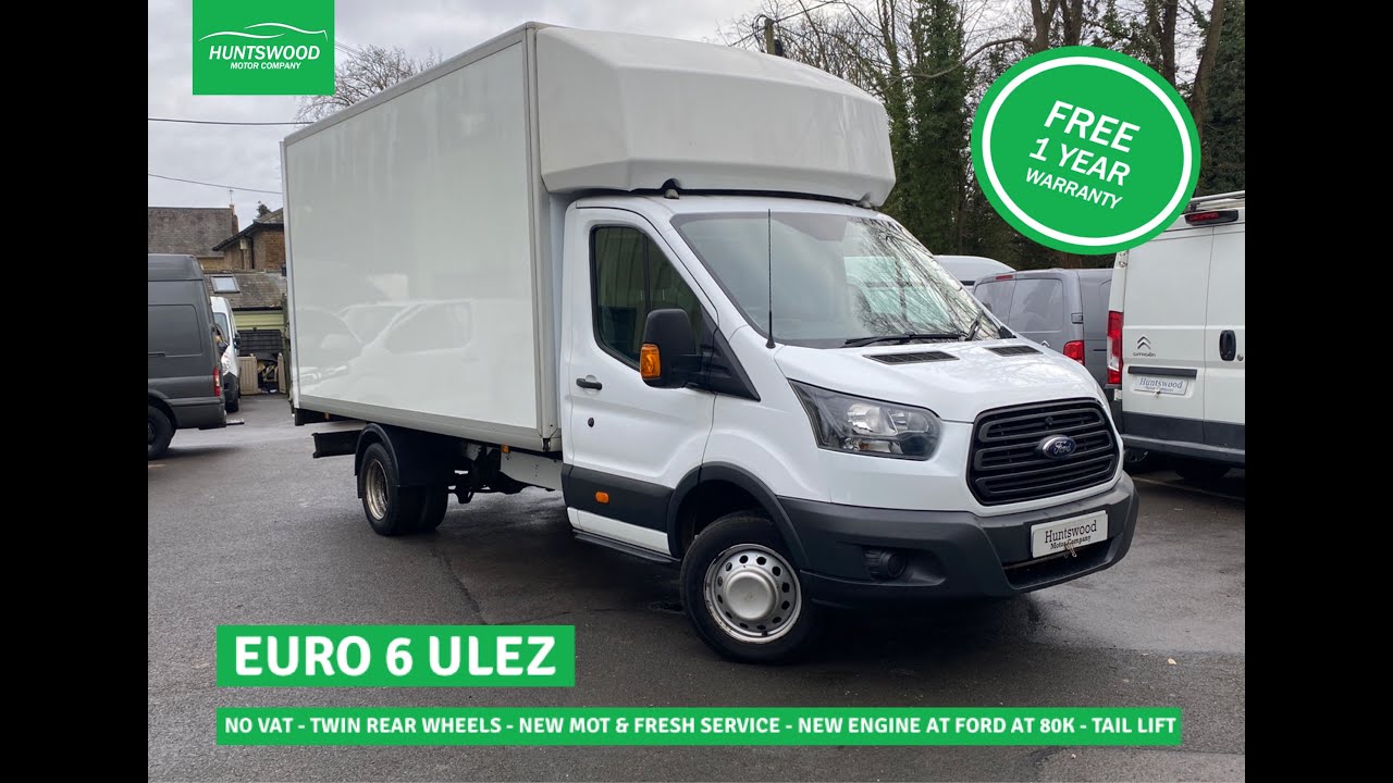 2017 FORD TRANSIT LUTON 2.0L DIESEL WHITE LUTON VAN WITH TAIL LIFT ...