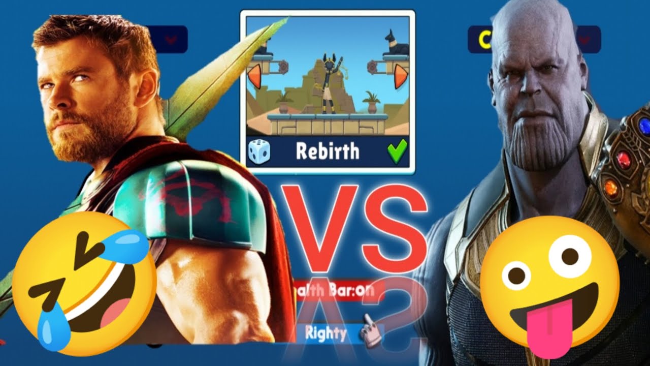 THOR VS THANOS in supreme duliest stickman FUNNY MOMENTS GAMEPLAY😂🤣 ...